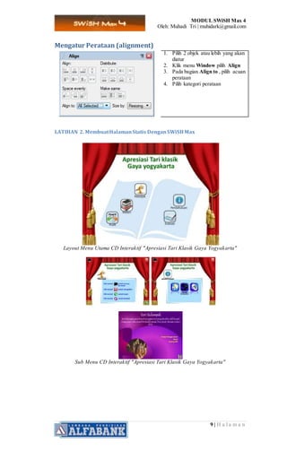 Membuat CD Interaktif dengan SWiSH MAX4 | DOCX