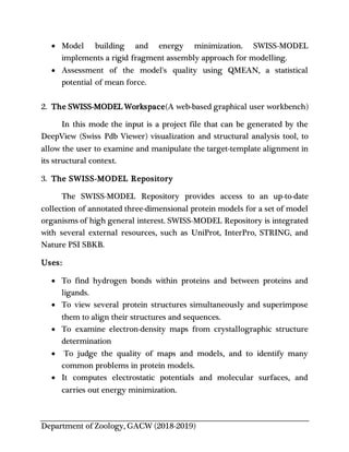 Swiss pdb viewer | DOCX