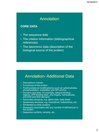 Swiss prot protein database | PDF