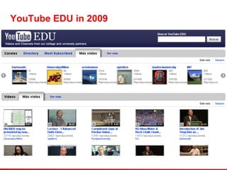 YouTube EDU presentation | PDF