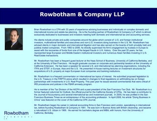 Cross Border Tax Planning | PPT