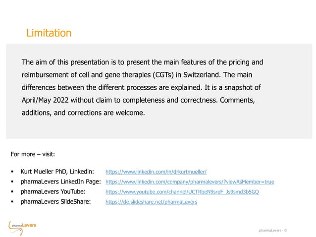 Swiss Cell- & Gene Therapies.pdf | Health Insurance | Insurance