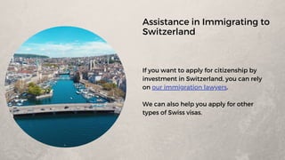 Swiss Citizenship by Investment | PDF