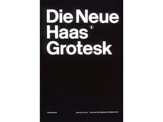 Swiss design, modern visual communication | PPT