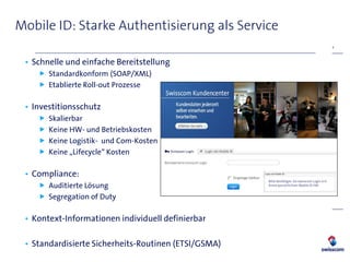 SeEF 2013 | Mobile ID von Swisscom (Roland Odermatt) | PPT