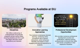 Swiss International University SIU in Zurich, Dubai and Bishkek | PDF