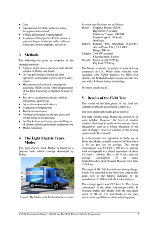 Swiss Modec Case Study Evs Paper | PDF