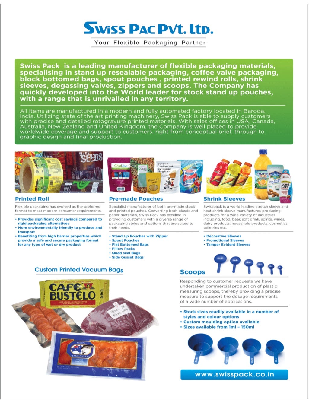 Swiss pac pvt ltd