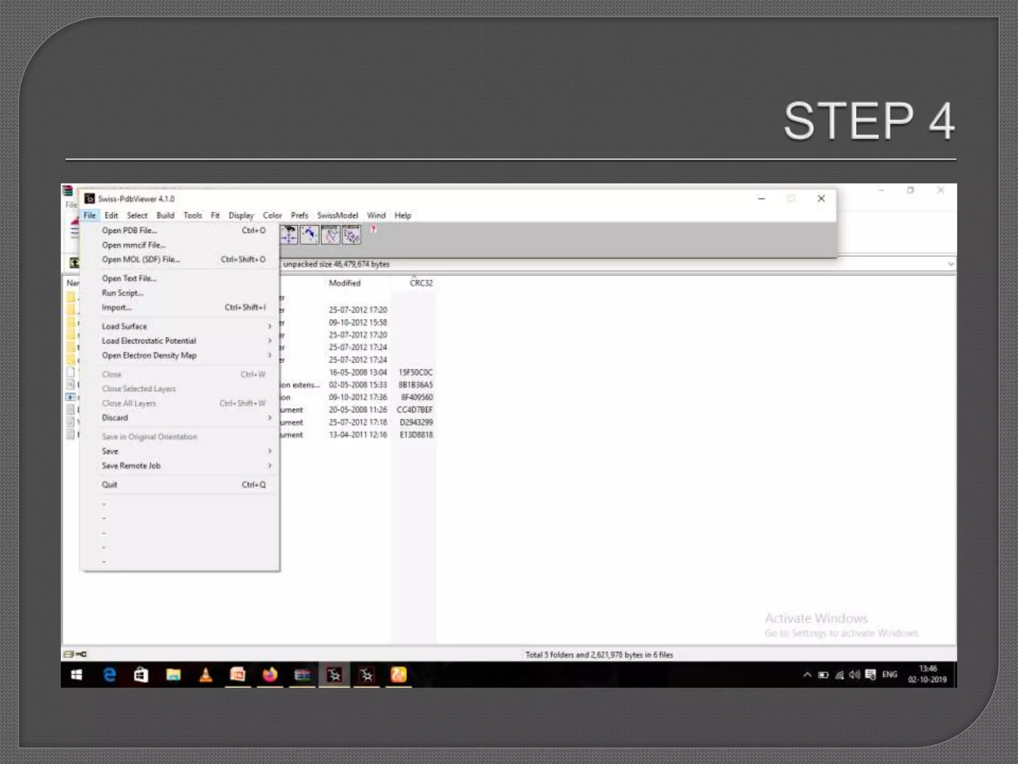 Swiss pdb viewer | PPTX | Chemistry | Science