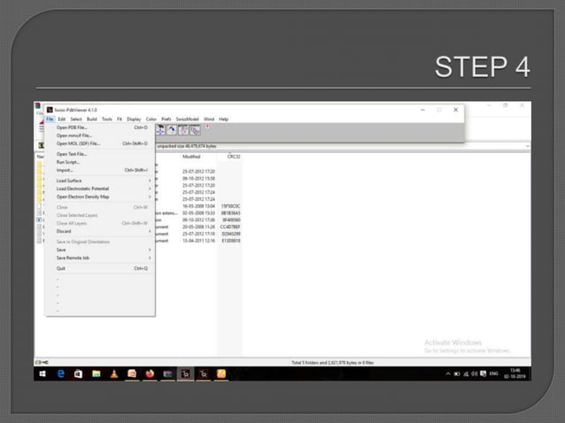 Swiss pdb viewer | PPTX | Chemistry | Science