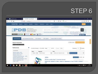 Swiss pdb viewer | PPTX | Chemistry | Science
