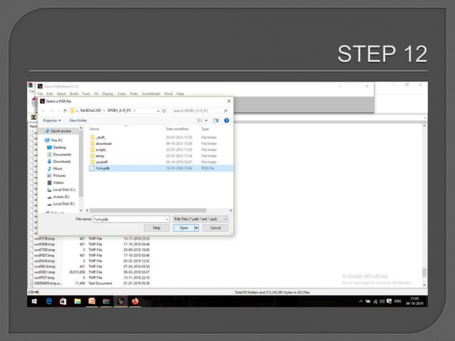 Swiss pdb viewer | PPTX | Chemistry | Science