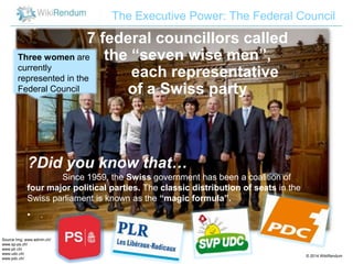The Swiss Political System, by WikiRendum | PPTX