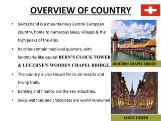 Switzerland : A country overview | PPTX