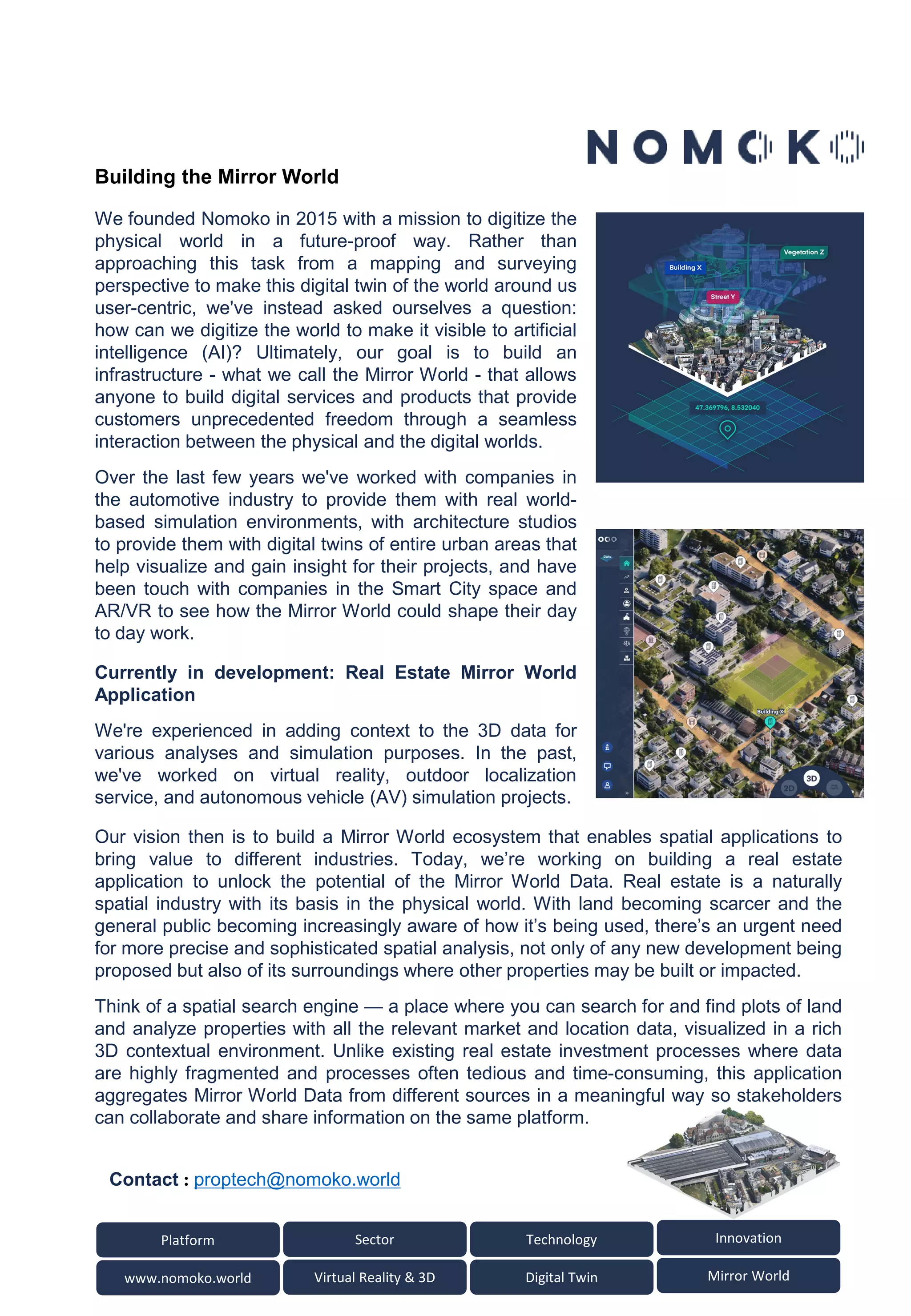 Swiss prop tech study 2020 | PDF