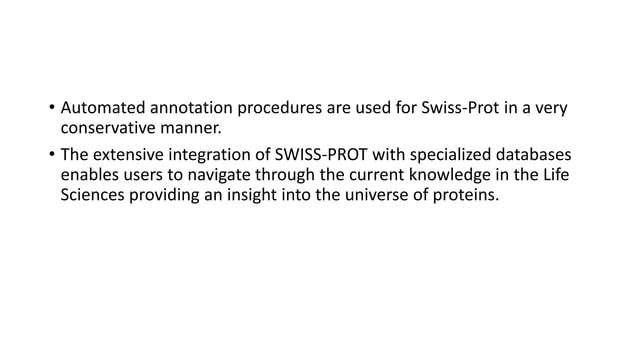 Swiss prot | PPTX