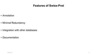Swiss prot database | PPTX
