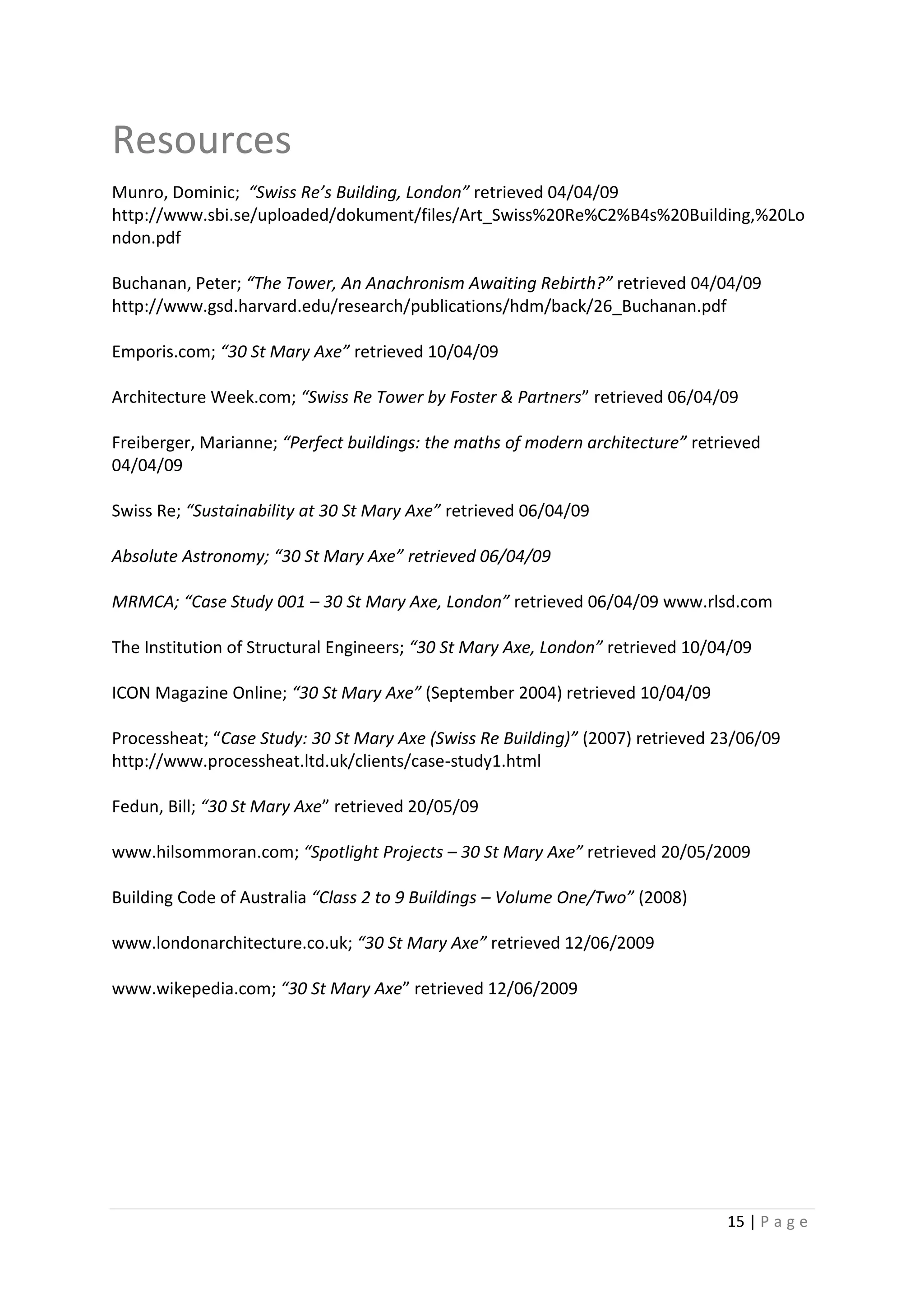 Swiss re building london | PDF