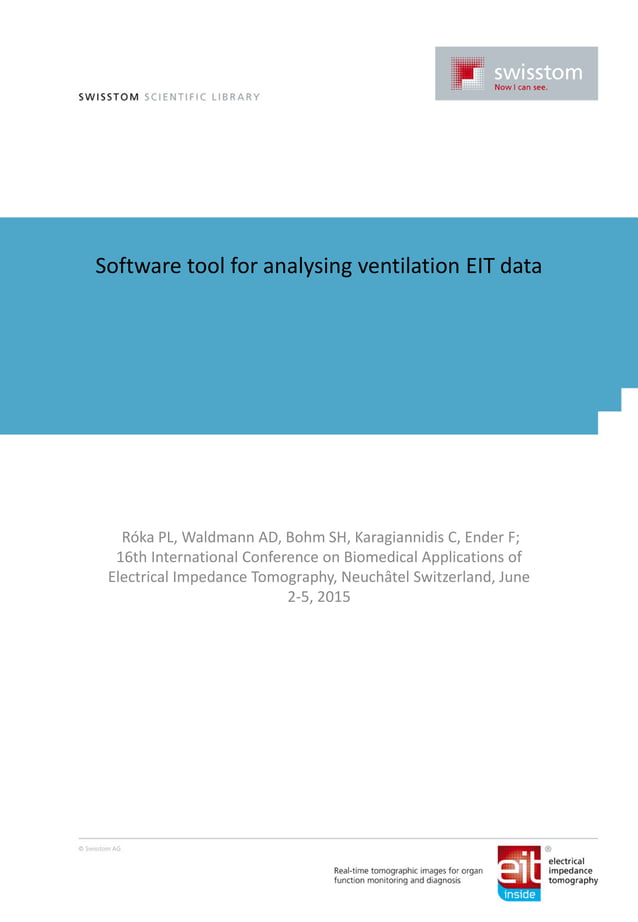 Roka P.L. et al.: Software tool for analysing ventilation EIT data. | PDF