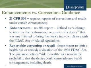 FDA Trends in Medical Device Compliance | PPT
