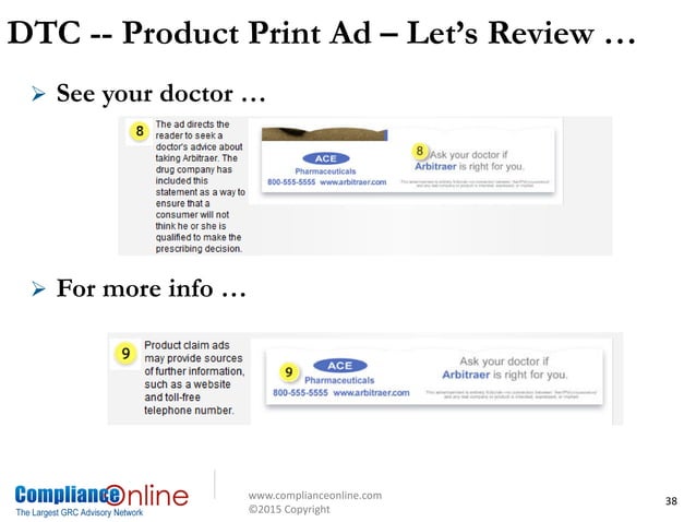 FDA Regulation of Direct-to-Consumer Ads | PPT