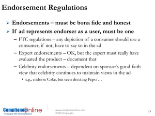 FDA Regulation of Promotion & Advertising -- Part 7: FTC Regulation ...