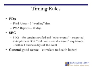 Recalls: The First Smoke of A Mass Tort -- Overview of a Recall of an ...