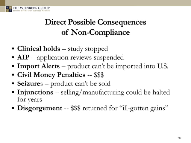 Preparing for Increased FDA Enforcement Activities Impacting Clinical ...