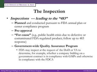 Presentation on Critical Legal Issues Facing GMP Compliance | PDF