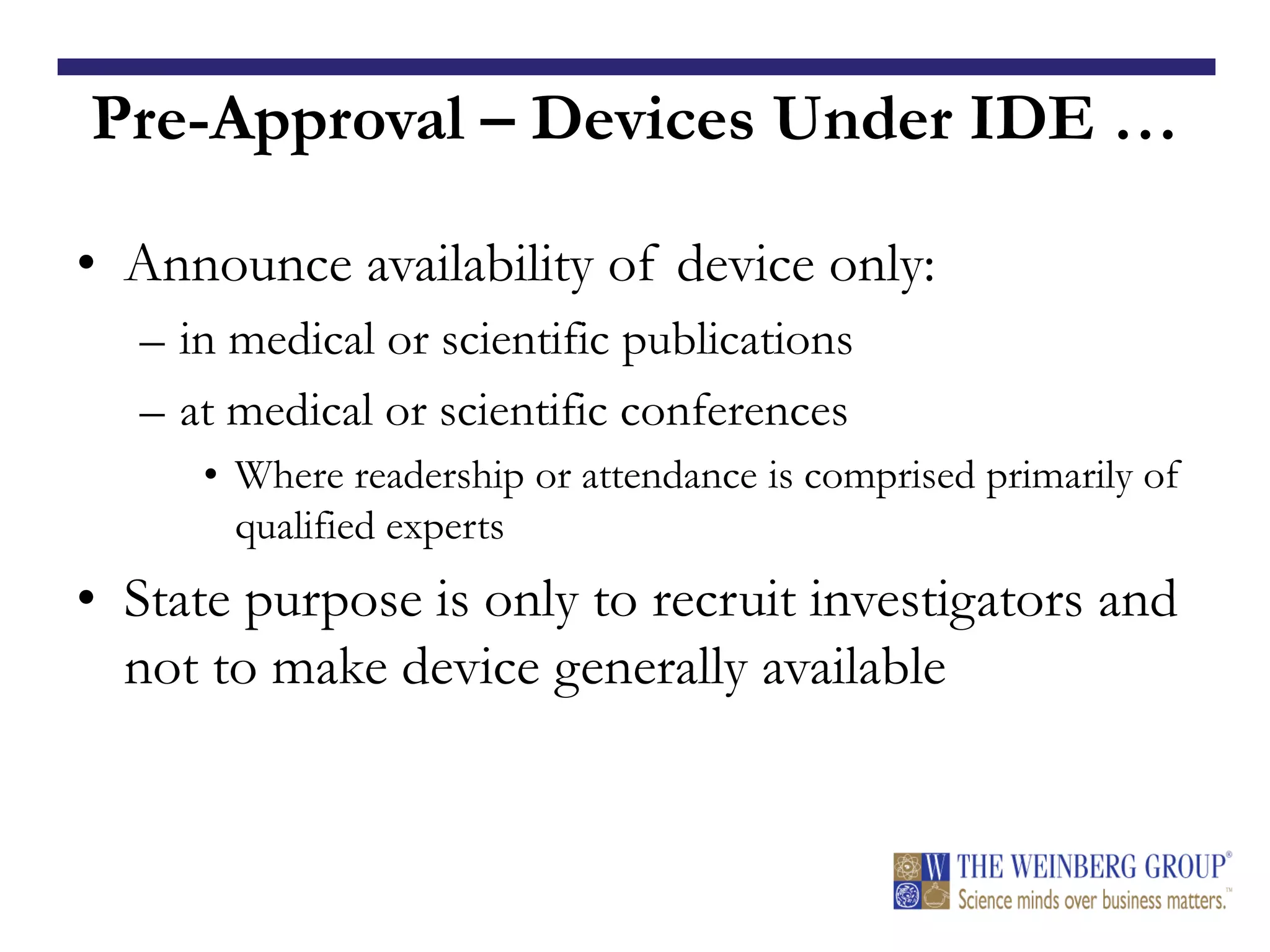 Medical Device Advertising Law & Regulation | PDF