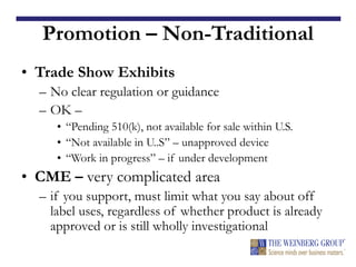 Medical Device Advertising Law & Regulation | PDF