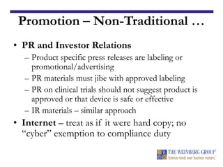 Medical Device Advertising Law & Regulation | PDF