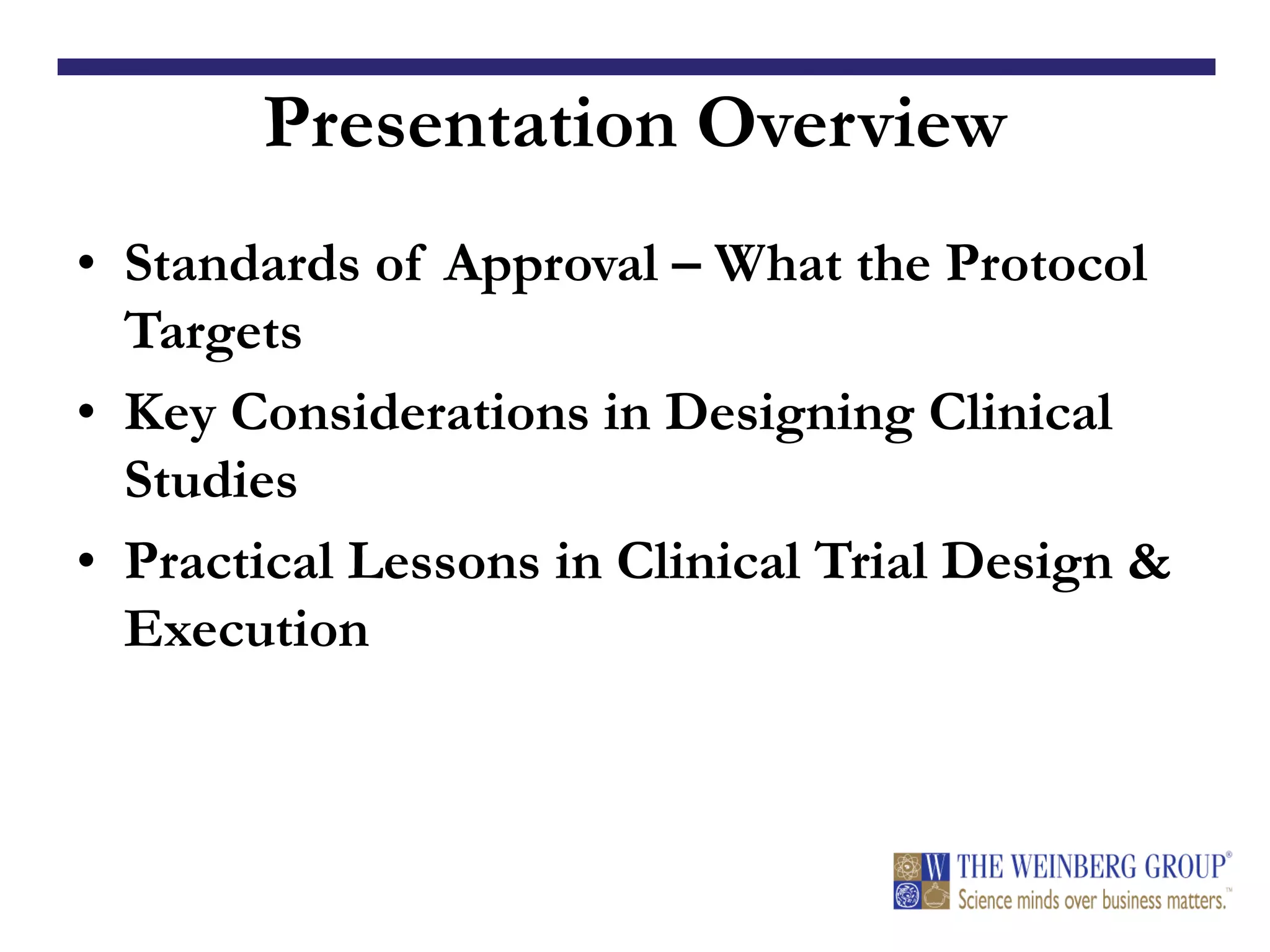 Medical Device Clinical Studies and Protocol Design | PDF