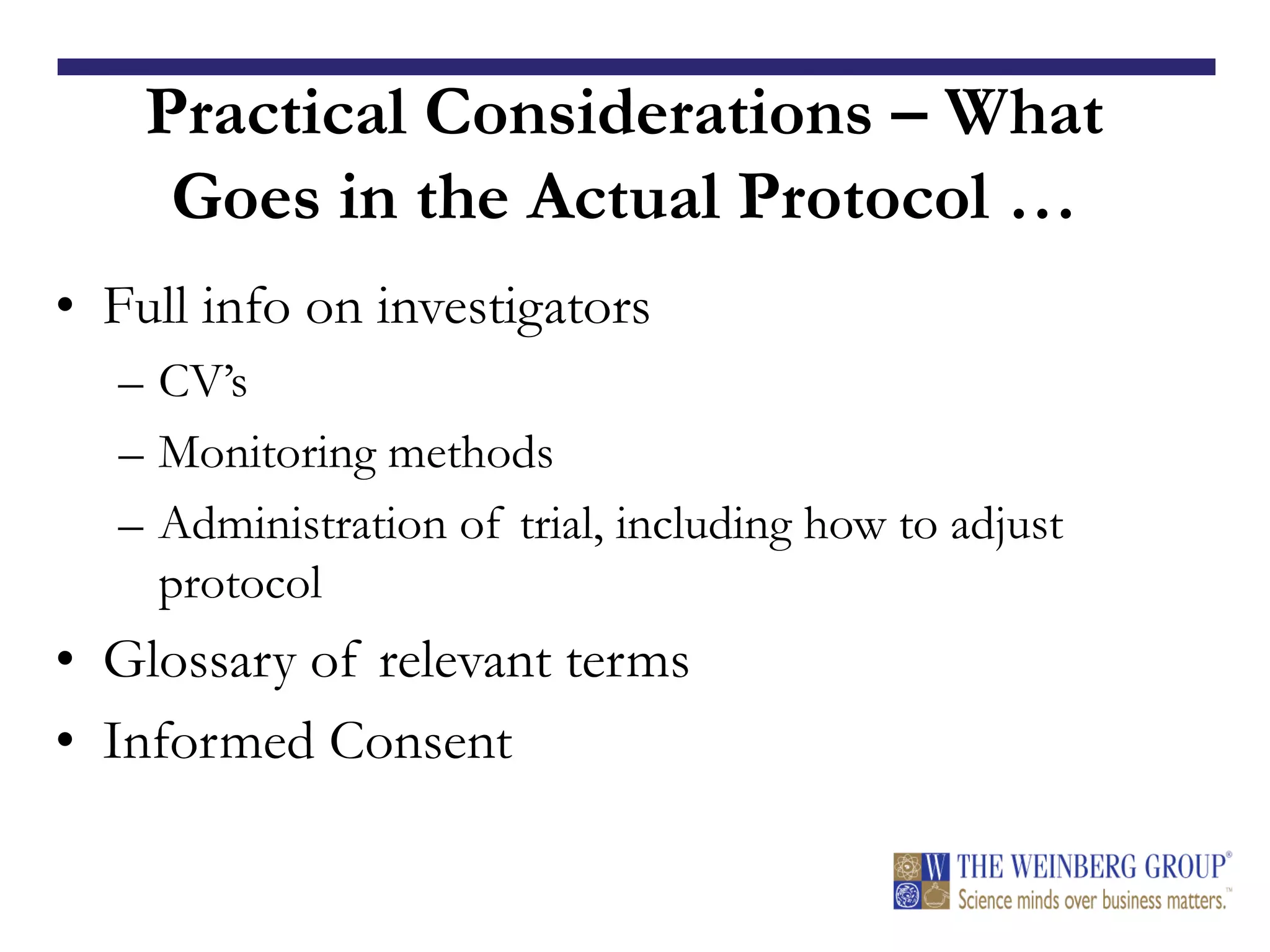 Medical Device Clinical Studies and Protocol Design | PDF