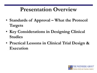 Medical Device Clinical Studies and Protocol Design | PDF
