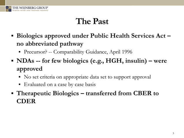 Biosimilars: Overview of the New U.S. Pathway | PPT