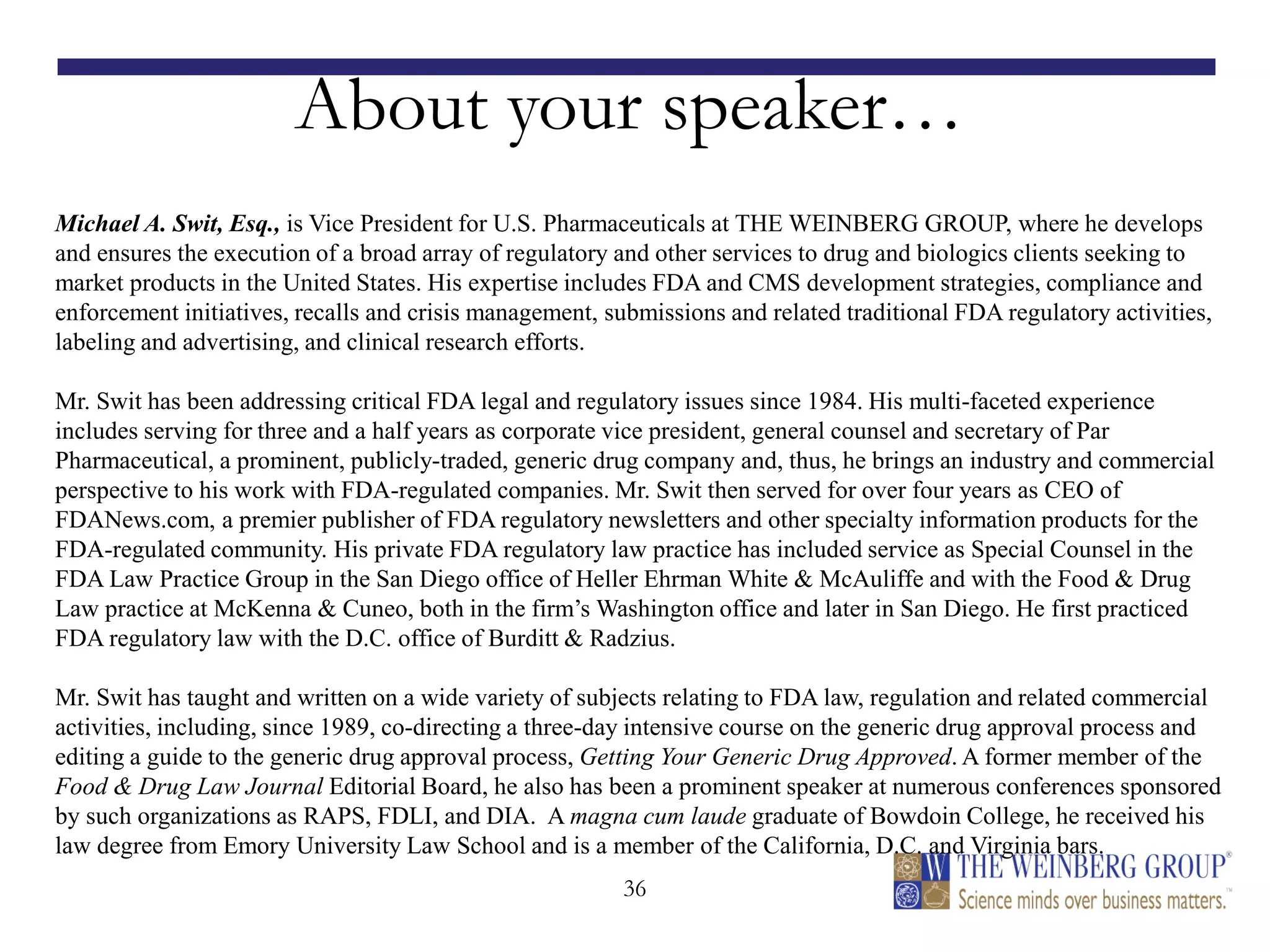 LIFECYCLE MANAGEMENT STRATEGIES: THE GENERIC PERSPECTIVE | PPT