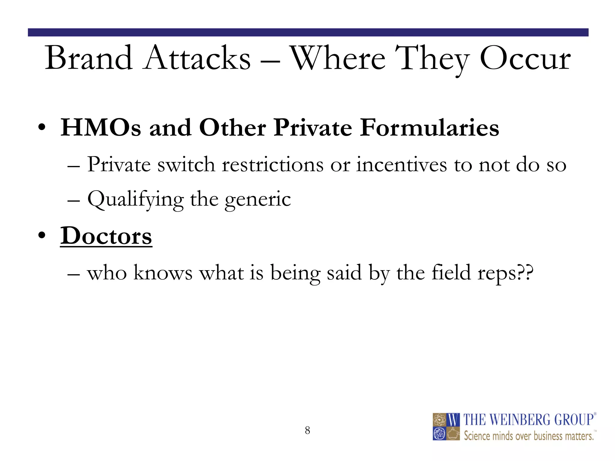 LIFECYCLE MANAGEMENT STRATEGIES: THE GENERIC PERSPECTIVE | PPT