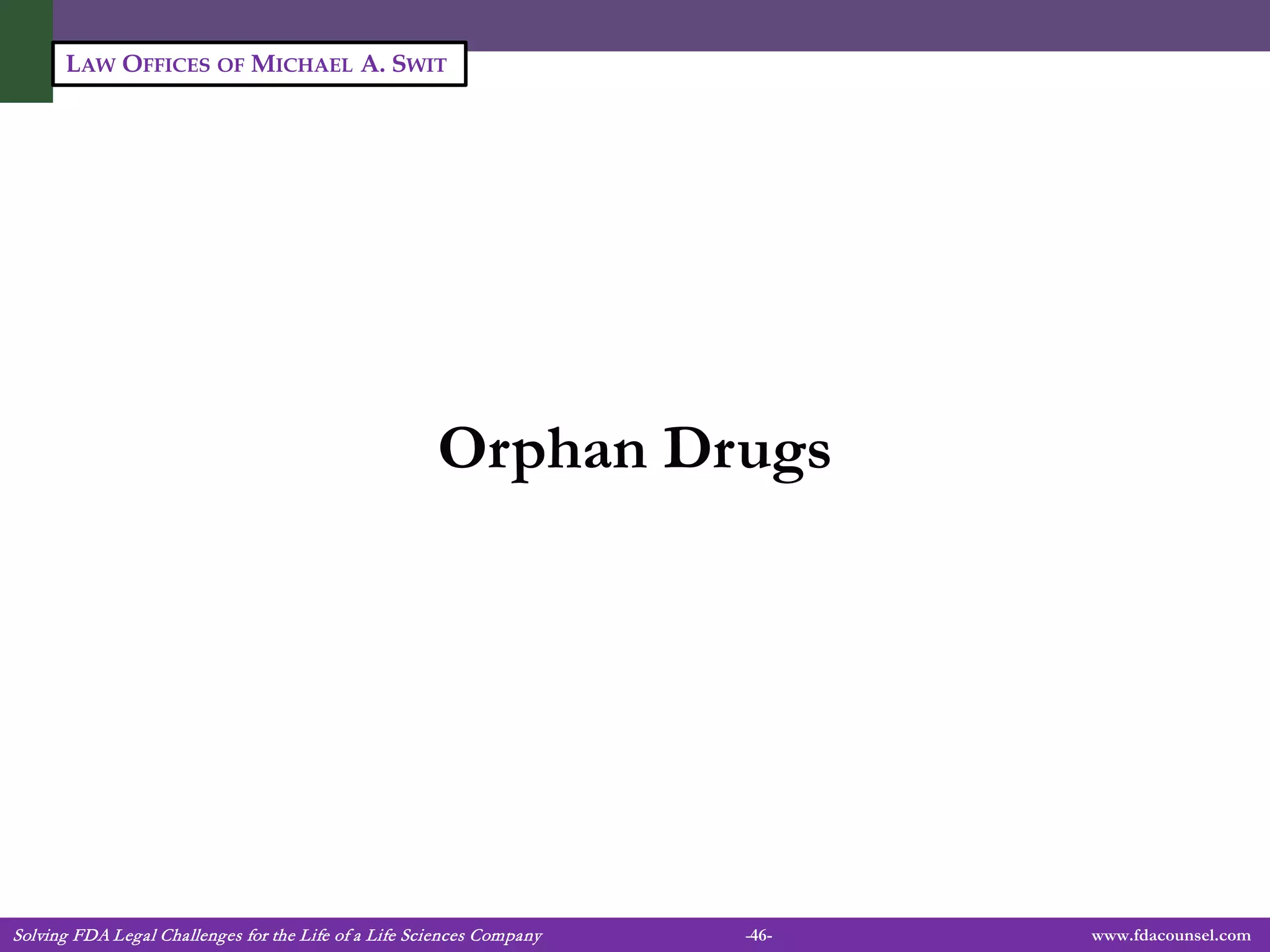 Combination Products, Orphan Drugs and OTC Drugs | PPT