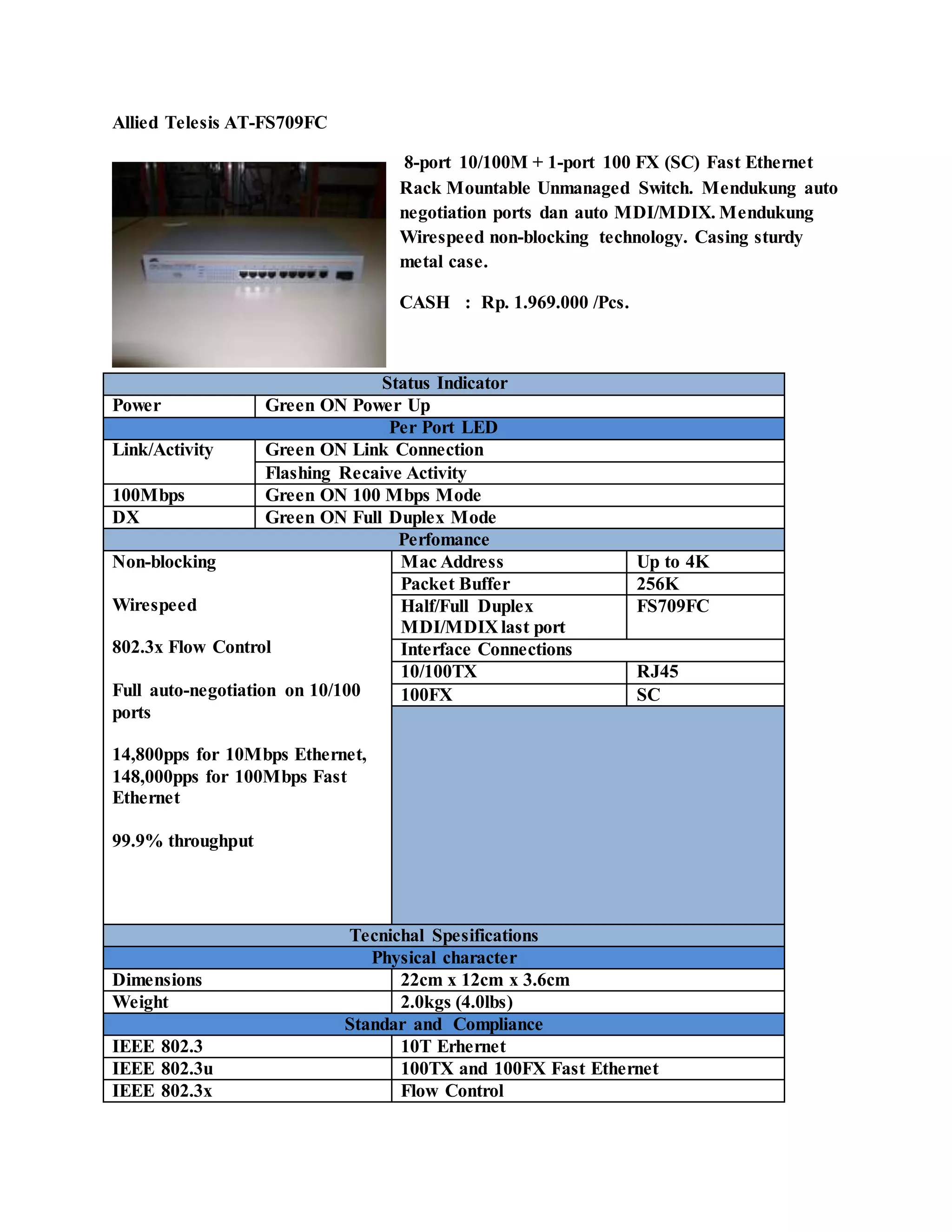 5 Jenis Switch | DOCX