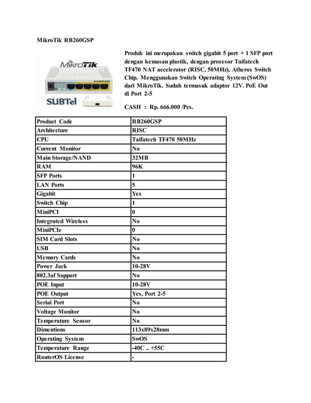 5 Jenis Switch | DOCX | Computer Networking | Computing