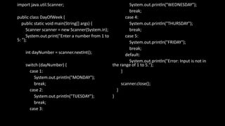 SWITCH-CASE, Lesson Computer Programming.pptx