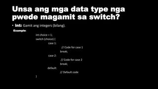 SWITCH-CASE, Lesson Computer Programming.pptx