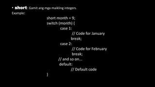 SWITCH-CASE, Lesson Computer Programming.pptx