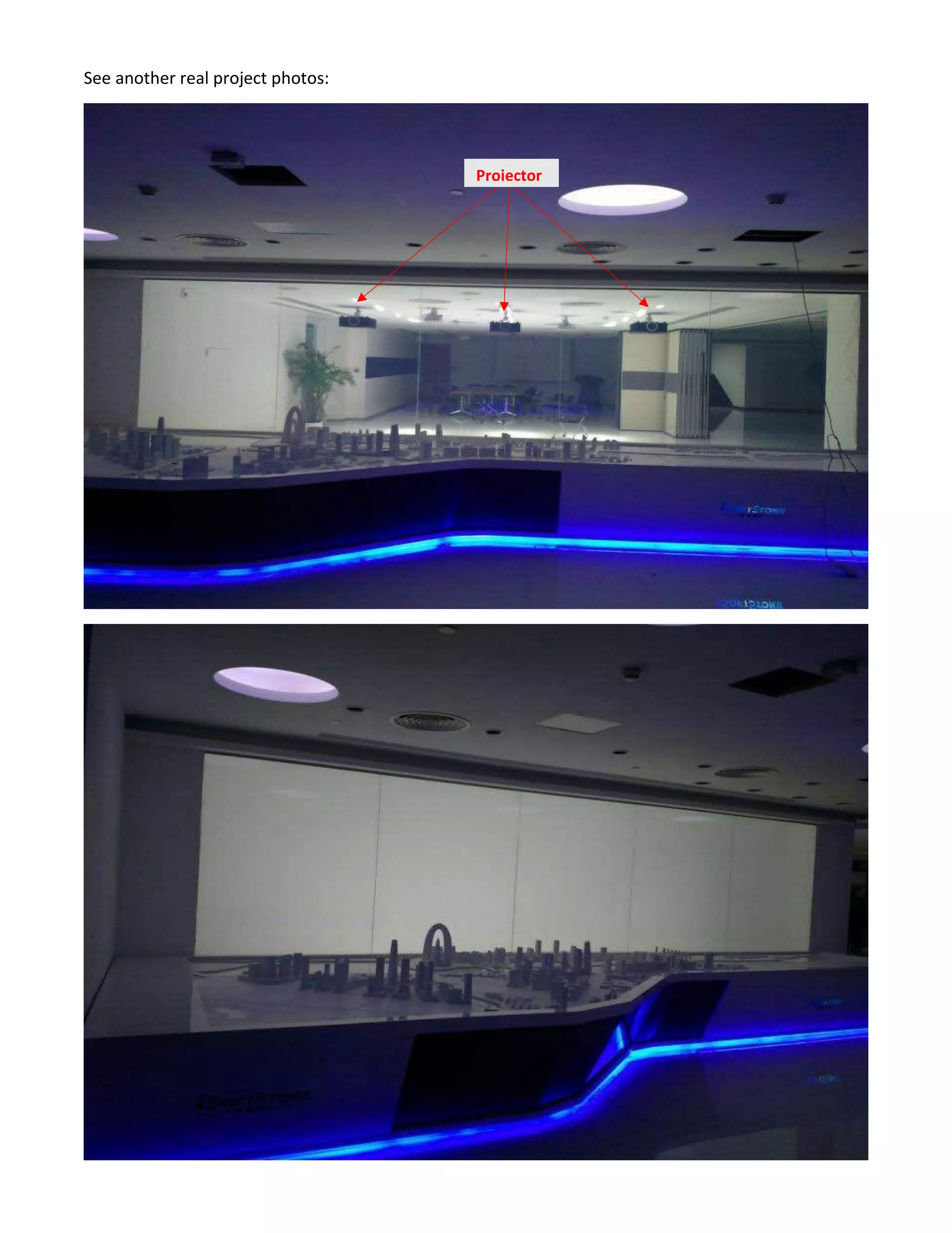 Switchable smart film glass as projection screen | PDF