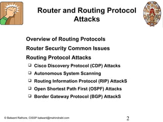 Switch and Router Security Testing | PPT