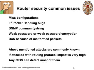Switch and Router Security Testing | PPT