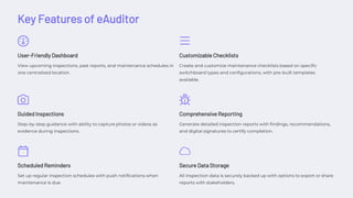 Switchboard Maintenance Checklist with eAuditor Audits & Inspections | PDF