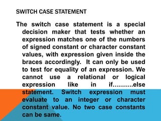 Switch case | PPT