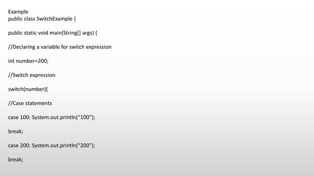 Switch Case Statement | PPTX | Programming Languages | Computing